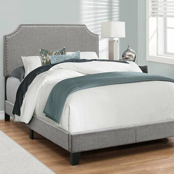 Full Size Modern Panel Bed Gray - Bed Bath & Beyond - 37426160