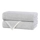 Blue Nile Mills Cotton Blend Medium Weight Solid Ribbed Design Bath ...