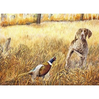 "GSP on Point" A Limited Edition German Shorthaired Pointer Print - Bed ...