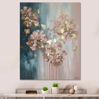Designart "Abstract Hydrangea Flower In Blossoming Retro" Hydrangea ...
