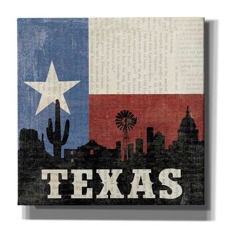 Epic Graffiti 'Texas' by Moira Hershey, Canvas Wall Art - Bed Bath ...