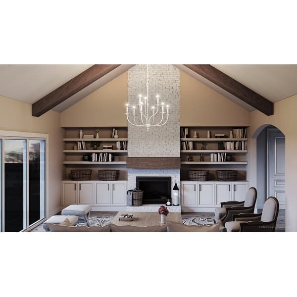 Luxury Cottagecore Chandelier, 28"H x 29"W, with Farmhouse Style ...