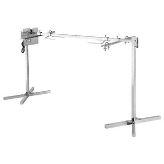 UIMOSO Rotisserie Grill, AC120V 8 Level Height Electric Rotisserie ...