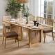 Wooakway Solid Wood 67'' Square Dining Table for 6 People Nordic style ...
