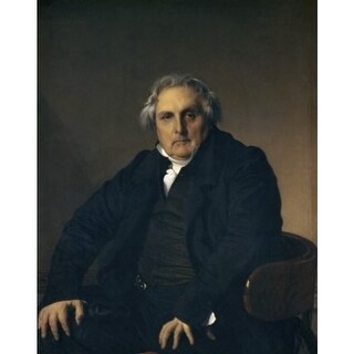 Portrait Of LouisFrancois Bertin 1832 Jean Auguste Dominique Ingres Oil ...