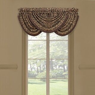 J. Queen New York Jordan Window Waterfall Valance - Bed Bath & Beyond ...