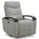Spruce & Spring Regan Leather Power Recliner Swivel Glider Rocker with ...