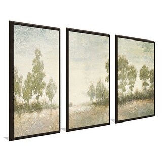 "Distant Valley Panel" Print on Floating Canvas Set of 3 - Bed Bath ...