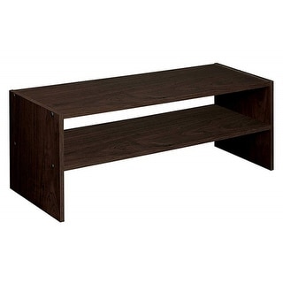 Stackable, Horizontal Solid Wood Organizer, Desktop Booster Rack, Shoe ...