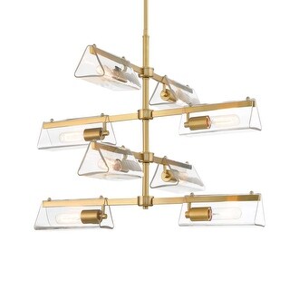 Designers Fountain D279M-8CH Latitude 8 Light 29" Wide Sputnik - Bed ...