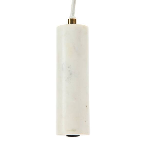 Cylindrical Marble Ceiling Light - 2.3"L x 2.3"W x 7.0"H - Bed Bath ...