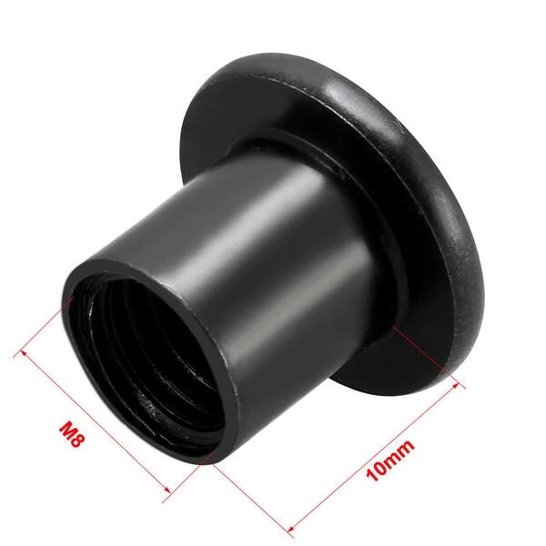 M8x10mm Rivet Hex Socket Head Insert Nut Screw Post Power Coated 30pcs ...