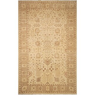 Shabby Chic Ziegler Geralyn Tan/Tan Wool Rug - 12'1'' x 17'11'' - 12 ft ...