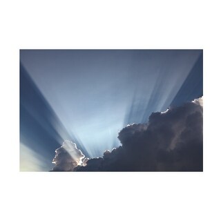 Kurt Shaffer Photographs 'Storm Cloud Sun Rays' Canvas Art - Bed Bath ...