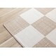 Modern Neutral Checkerboard Rug in Cream Beige - Bed Bath & Beyond ...