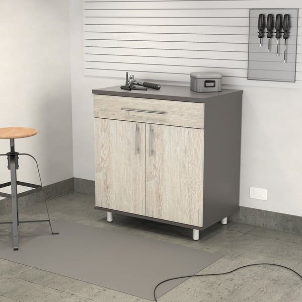 Inval KRATOS Series Garage Storage Cabinet with 1-Drawer/ 2-Doors - Bed ...