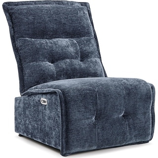 MCombo Armless Power Recliner Chair with USB Ports, 3.5" Wall Clearance ...