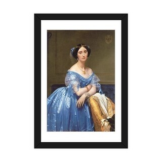 iCanvas "Portrait Of Princesse de Broglie, 1853" by Jean-Auguste ...