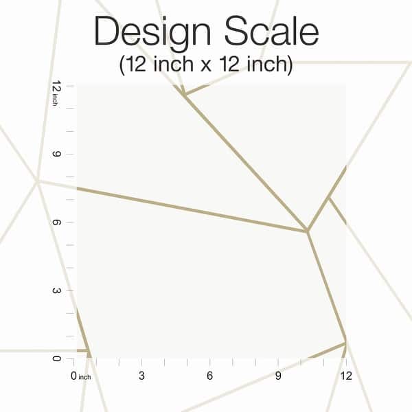 Antonina Vella Nazca White & Gold Wallpaper - Bed Bath & Beyond - 39951595