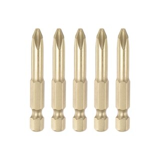 5pcs PH2 Phillips Head Screwdriver Drill 2" Length 0.24" Dia 1/4 Inch ...