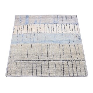 Shahbanu Rugs Cloud Gray Modern Design Strike Off Contemporary Zero ...