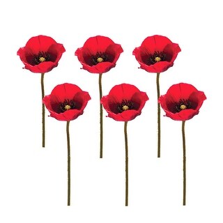 Poppy Spray (Set of 6) - Bed Bath & Beyond - 37564638
