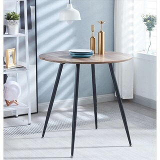 31.5"Dining Table With Round Mdf Table Top - Bed Bath & Beyond - 37397825