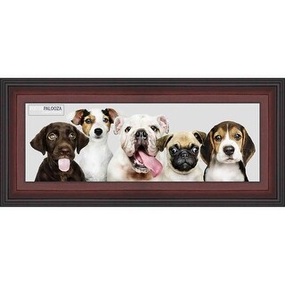 40x13.5 Contemporary Mahogany Complete Wood Panoramic Frame with UV ...