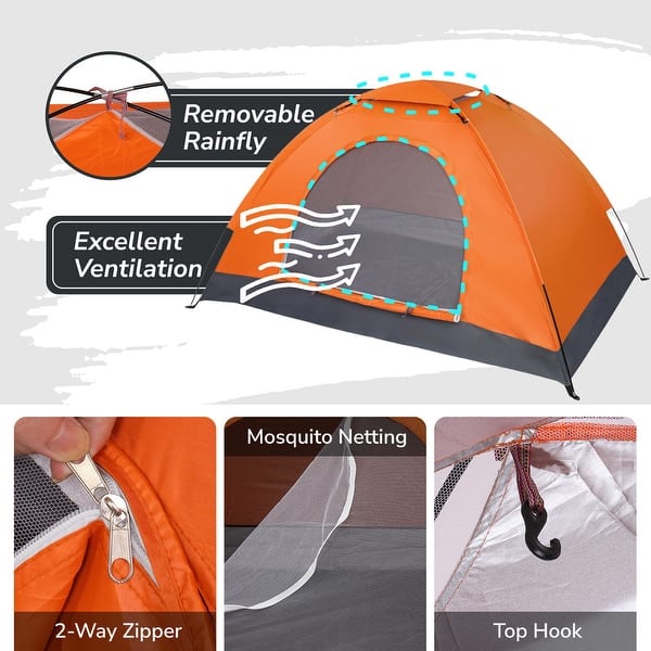 orange tent