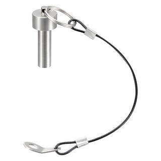 304 Stainless Steel Ball Locking Pins with Push Ring and 14cm Rope ...