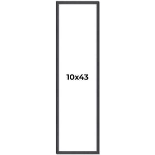 10x43 Frame Brown Solid Wood Picture Frame - Complete Modern Photo ...