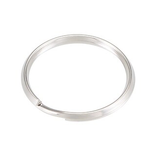 5pcs Split Key Ring Open Jump Connector, Nickel Plated Iron - Bed Bath ...