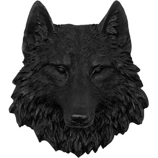 Wall Charmers Mini Black Wolf Head - Bed Bath & Beyond - 36537560