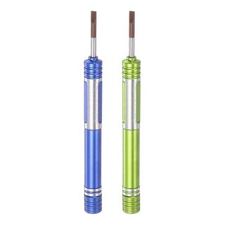 2pcs Precision Screwdriver 3mm Slotted Magnetic Head Screw Driver ...