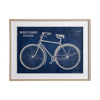 Blueprint Bicycle v2 Framed Art Print - Bed Bath & Beyond - 39192441