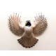 Wooden Hand Carved Starling Bird Wall Sculpture Art Decorative Statue ...