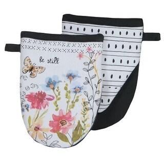 Wrapped in Grace Blooms and Butterflys Kitchen Grabber Oven Mitt One ...