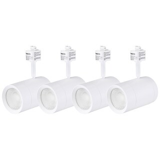 17.5W CRI 90+ LED White Track Light Head, 3000K Warm White - 4PACK ...