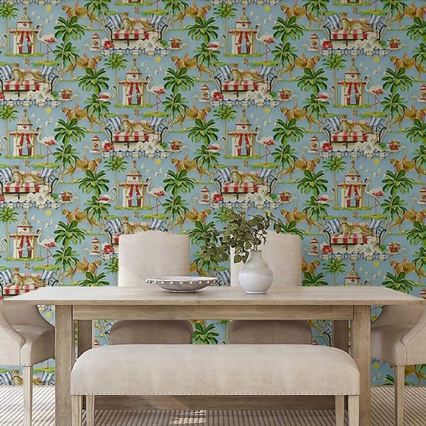 Harrison Howard Night In India Dawn Peel & Stick Wallpaper - 20.5 in. W ...