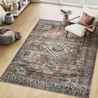 Brooklyn Rug Co Mystic Vintage Medallion Area Rug - Bed Bath & Beyond ...