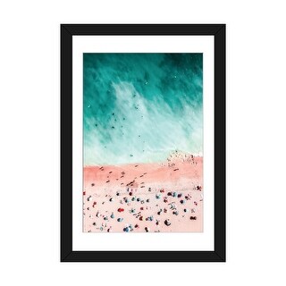 iCanvas "Crowd of People on Algarve Beach" by Radu Bercan PFA - Bed ...