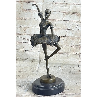 Ballerina Ballet Dancer Girl Bronze Statue Sculpture Trophy Figure 13 ...