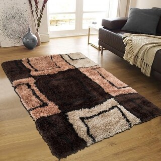 Allstar Mocha Mix High Density and High Quality High End Shaggy Area ...