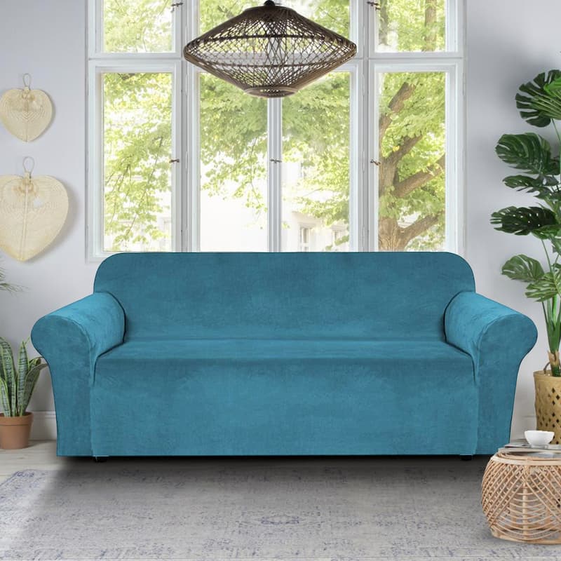 teal couch covers