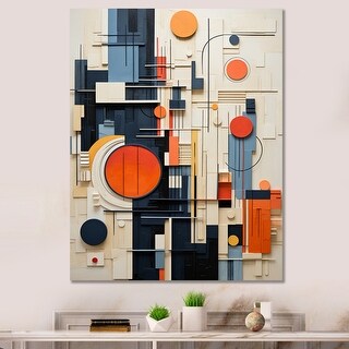 Designart "Constructivism Constructed Horizons VII" Constructivism Wall ...