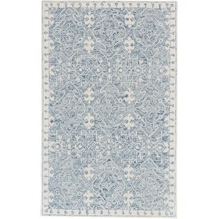 Rhett Ornamental Geometric Floral Transitional Area Rug - Bed Bath ...