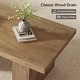 47.24 Inch Farmhouse Coffee Table, Rectangle Center Table for Living ...