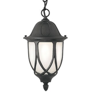 Designers Fountain 2864-BK 1 Light 11" Cast Aluminum Hanging Lantern ...