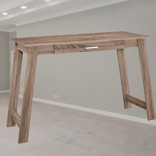 Stylish 42" Computer Desk with Closed Storage Drawer, Contemporary ...