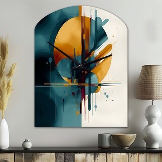 Designart - The Geometry Of Light I - Abstract Geometric Large Wall ...